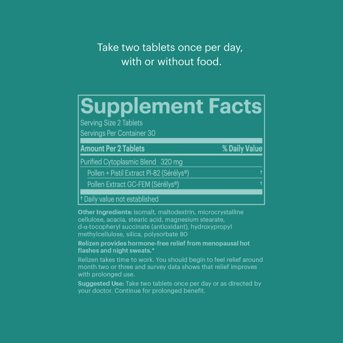 Relizen | Hot Flashes Supplement | Hormone-Free | Bonafide