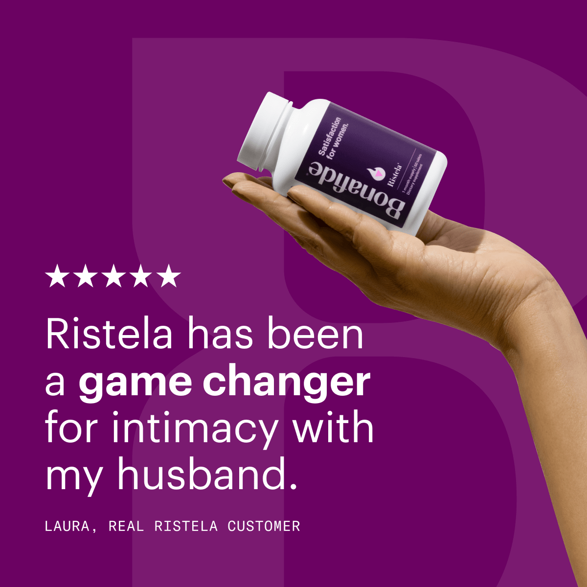 Ristela | Naturally Powerful For Increased Orgasm & Arousal | Bonafide