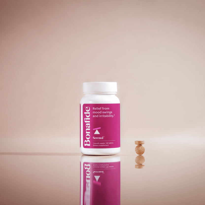 Serenol | PMS Supplement | Naturally Powerful & Hormone-Free | Bonafide